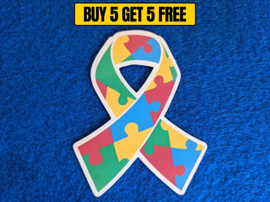 Autism Awareness Sticker | Autism Sticker | Puzzle Piece Sticker | 3.7 ...