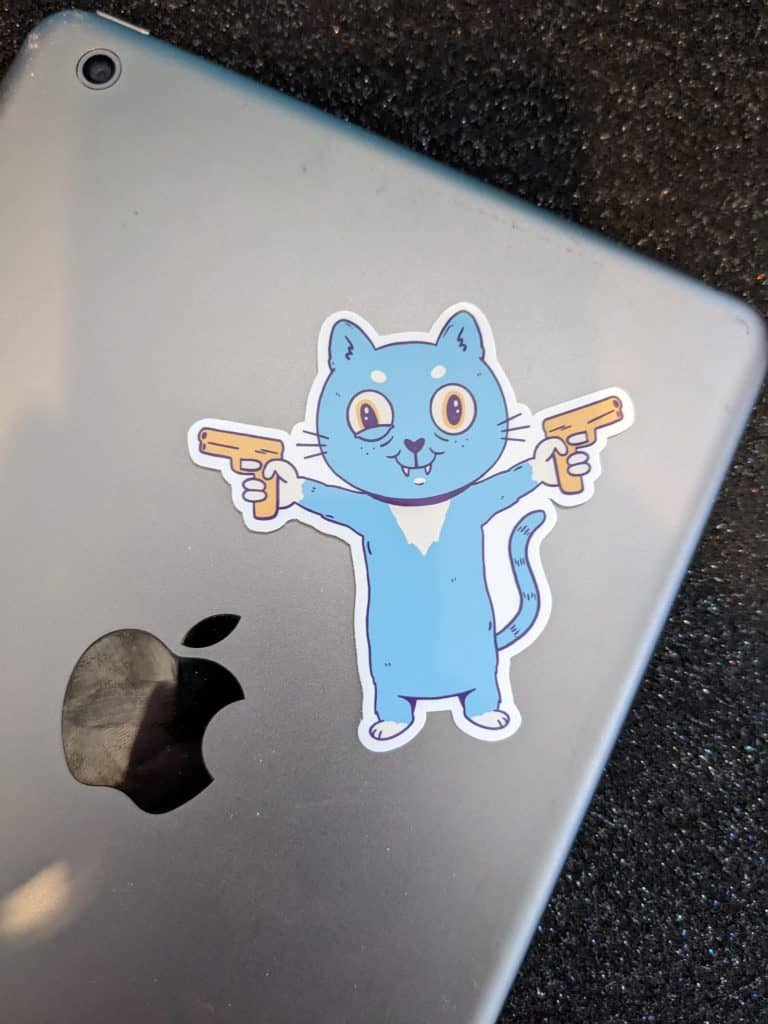 Unleash the Purr-sonality: Quirky Cat Sticker | Weird Sticker, funny ...