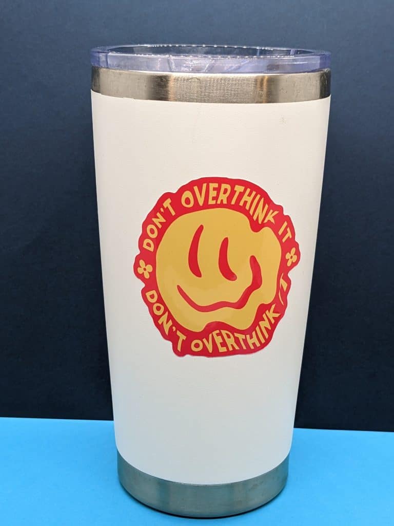 Don't overthink it Sticker / Mental health sticker / Self care sticker ...