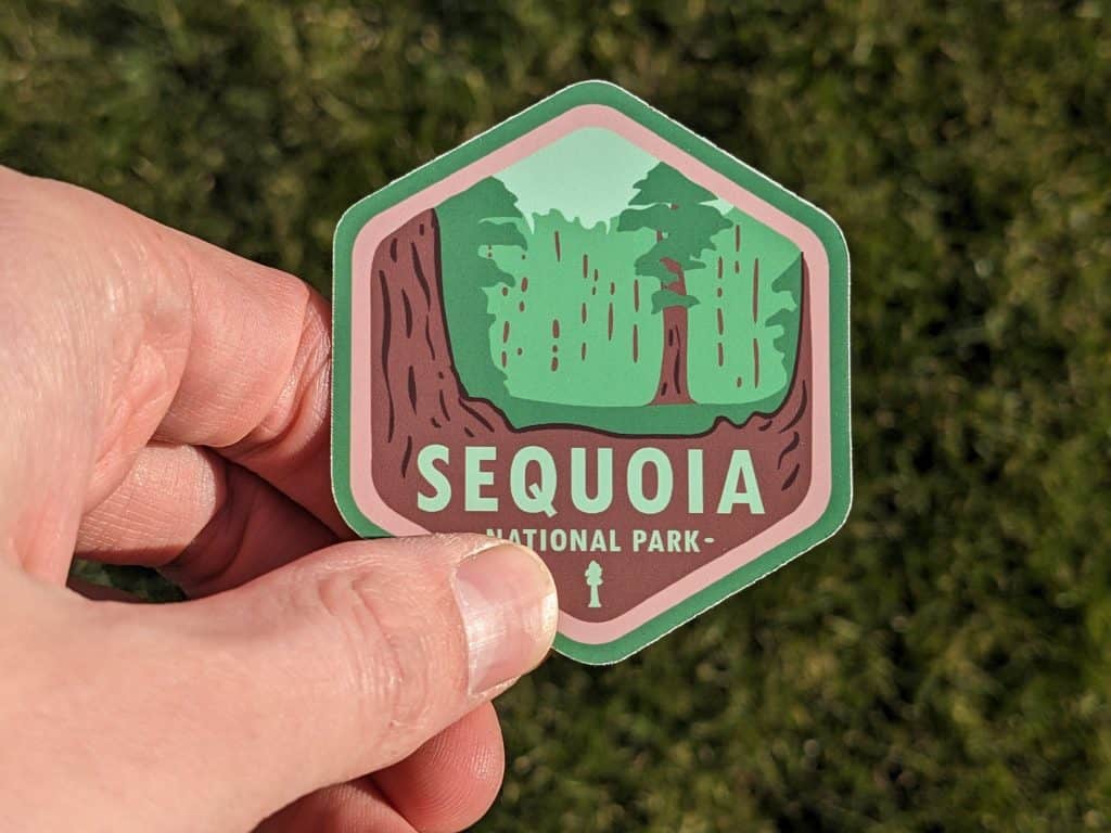 Sequoia Sticker, National Park Badge, US National Parks Stickers, Waterproof Stickers - Five ...