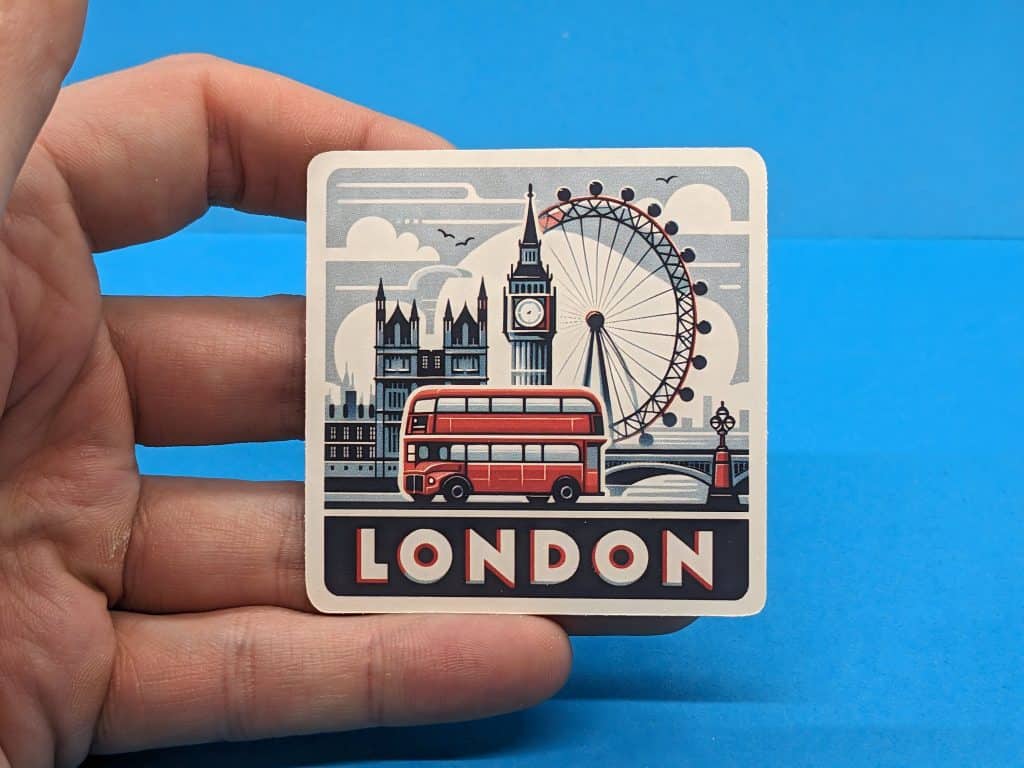 London Travel Sticker // London England Decal for suitcase, laptop, car ...