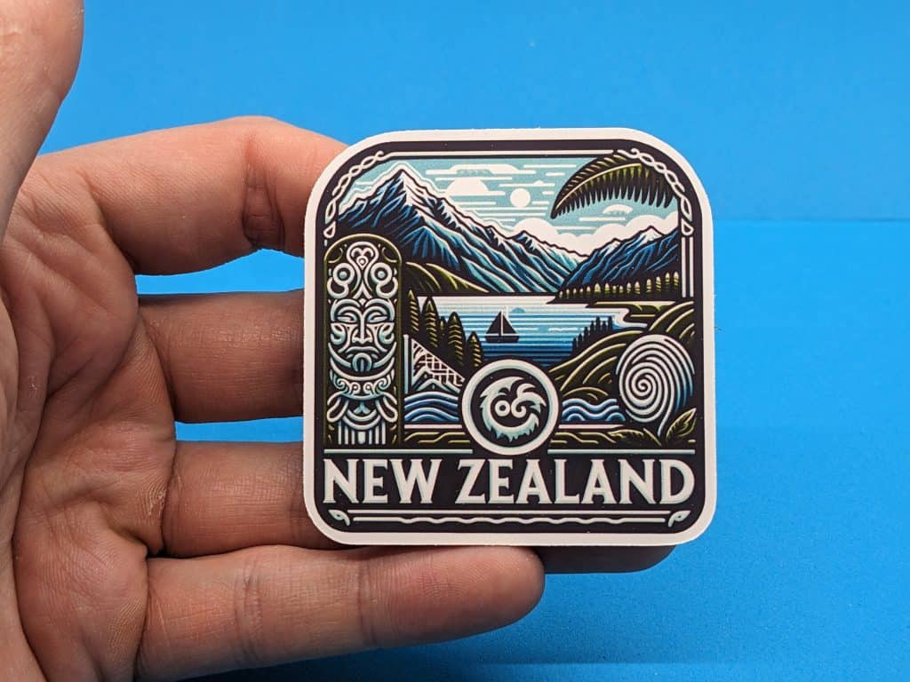 New Zealand Travel Sticker // Decal for suitcase, laptop, car or water ...