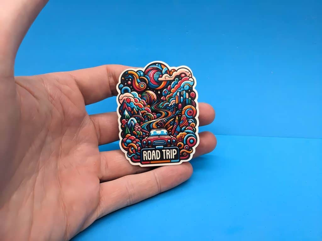 Road Trip Sticker #002 // psychedelic art // Travel Decal Gift for cars ...