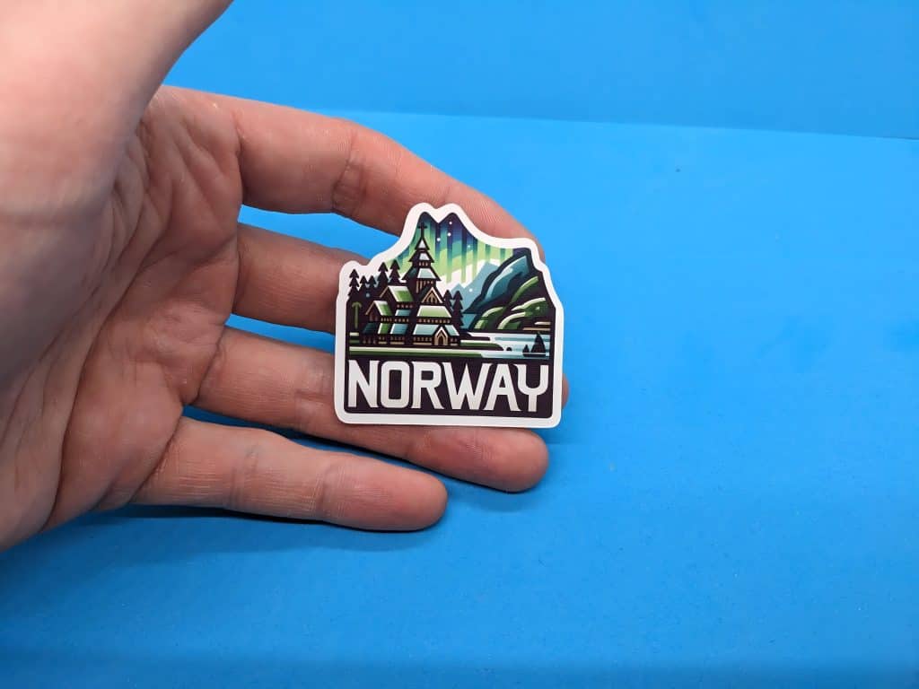 Norway Travel Sticker // Norwegian Decal for suitcase, laptop, car or ...