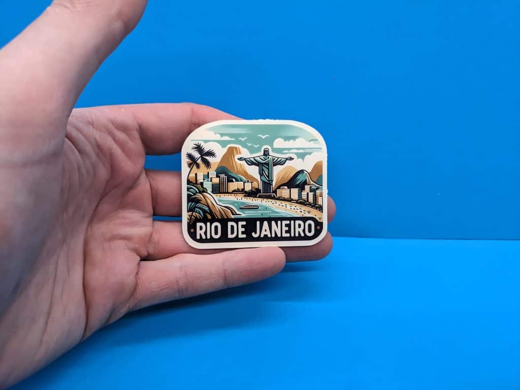 Rio de Janeiro Travel Sticker // Brazil Decal for suitcase, laptop, car ...