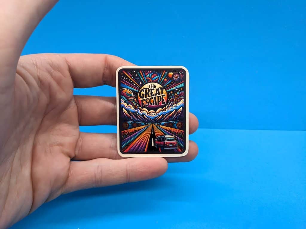 The Great Escape // Road Trip Adventure Sticker // Psychedelic ...